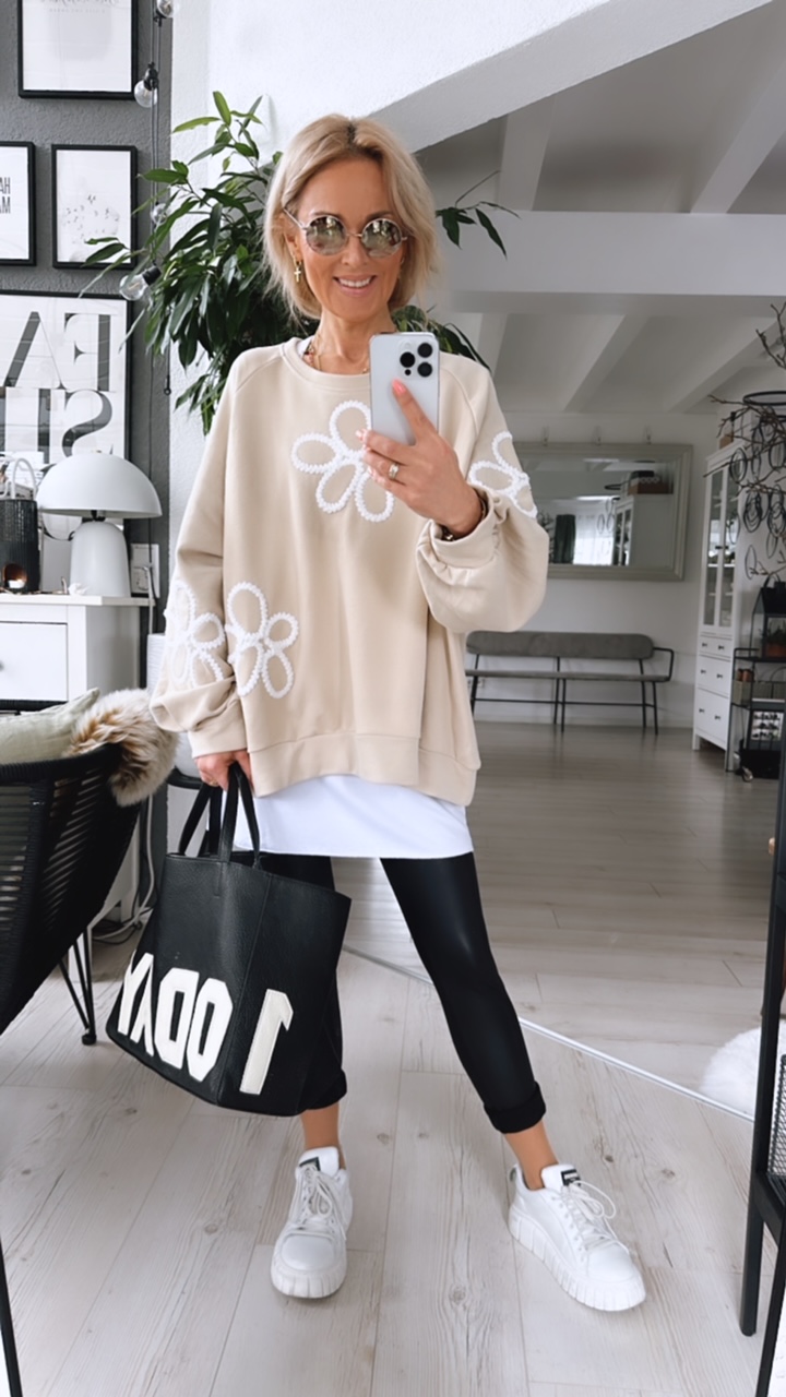 Oversized Sweater "Valeskaaa" | beige | 43/sweater_valeskaaa_beige
