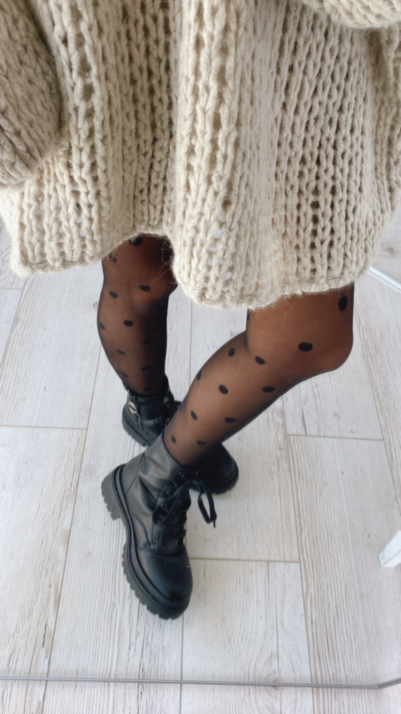 Strumpfhose "Dotsss" | S/M | 38/strumphose_S/M