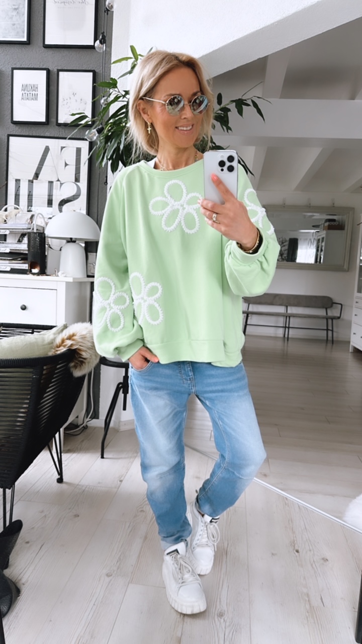 Oversized Sweater "Valeskaaa" | grün | 43/sweater_valeskaaa_grün