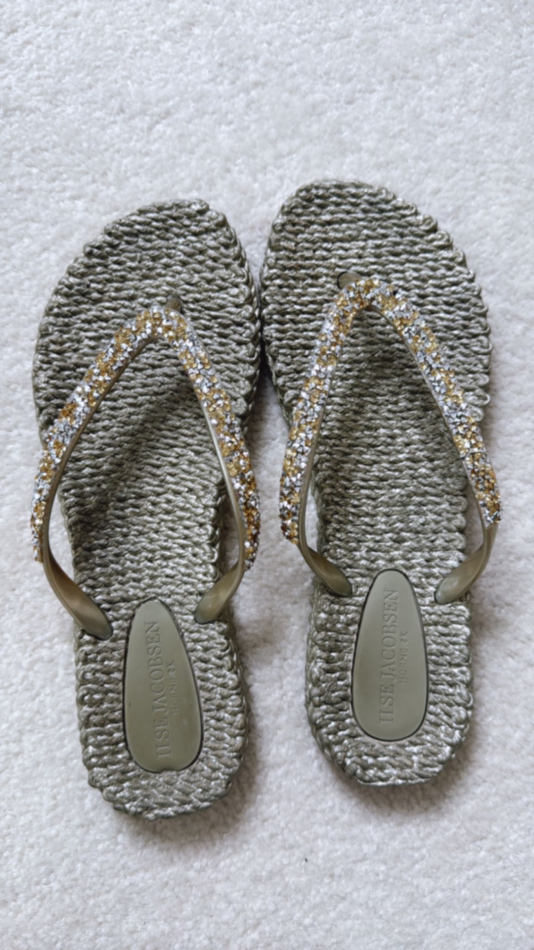 Schlappen "Strass" | 37 | gold | 79/schlappen_strass_gold_37